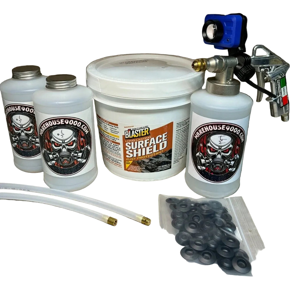 Complete PB Blaster Amber Pro Undercoating Gun Kit with Light Attachme ...
