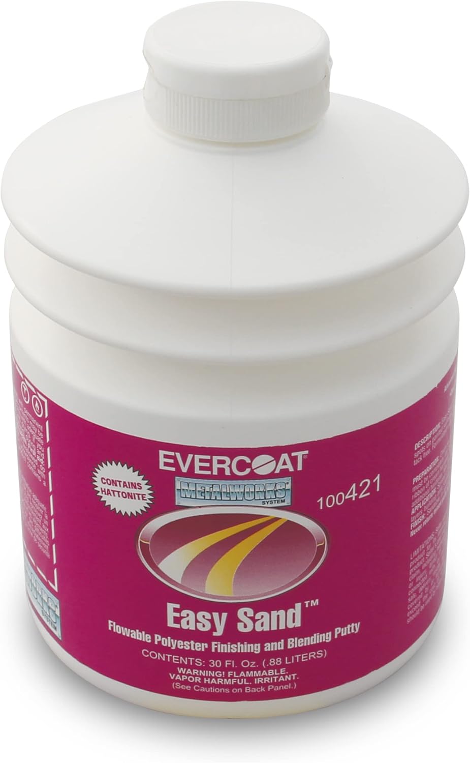 Evercoat Easy Sand Polyester Finishing & Blending Putty for Steel, Fib ...