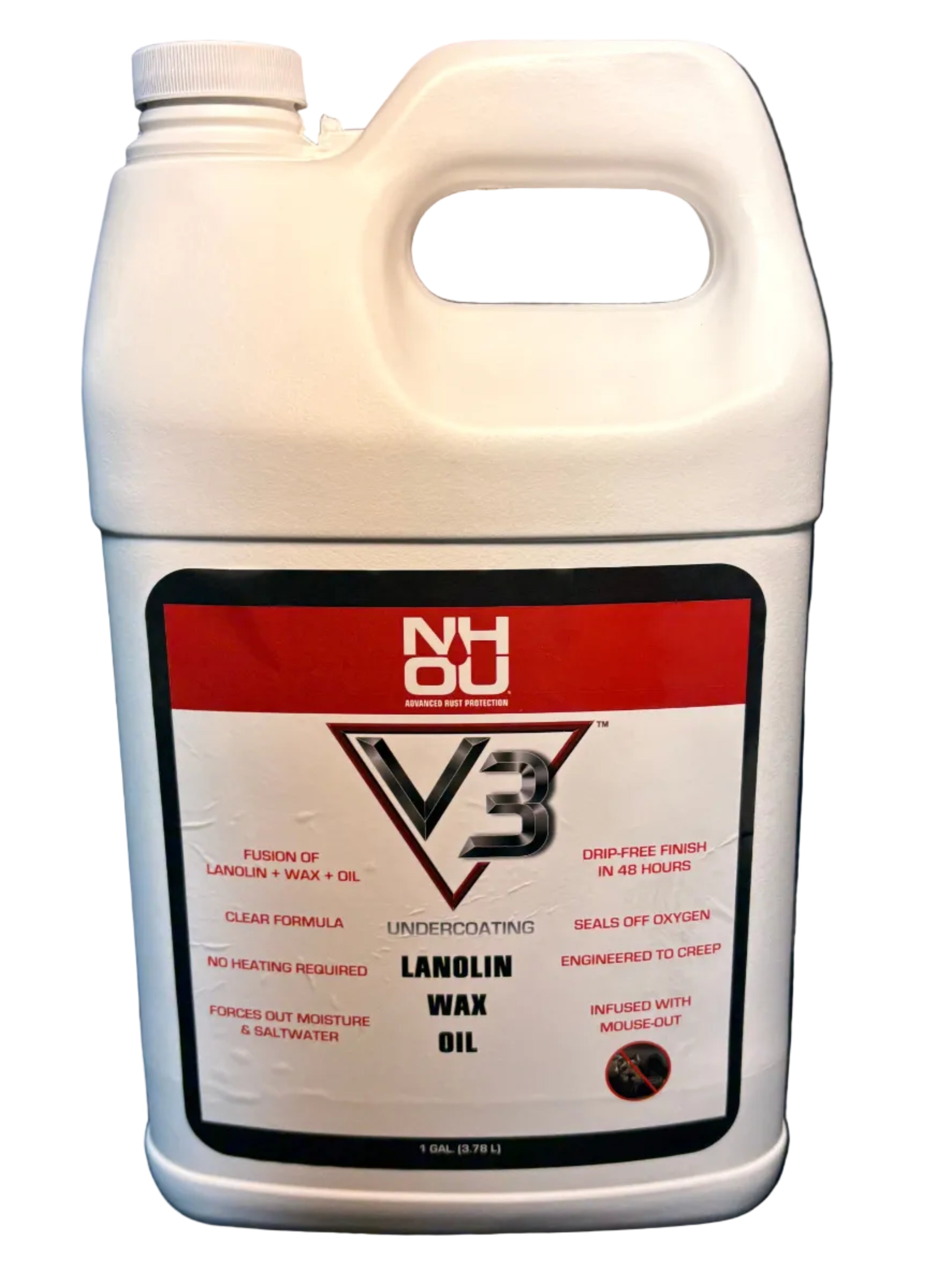 NHOU V3 Clear Undercoating Rust Prevention Spray – 1 Gallon – Warehouse9000
